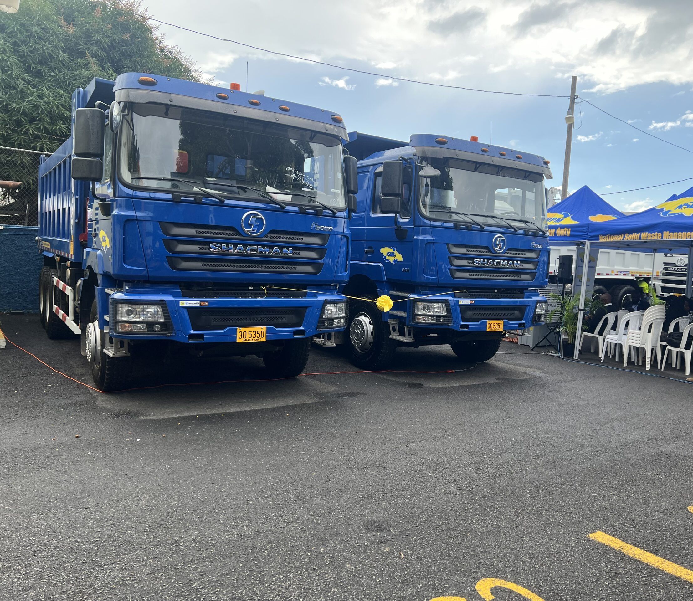 NSWMA receives 10 tipper trucks to boost National Hurricane Melissa ...