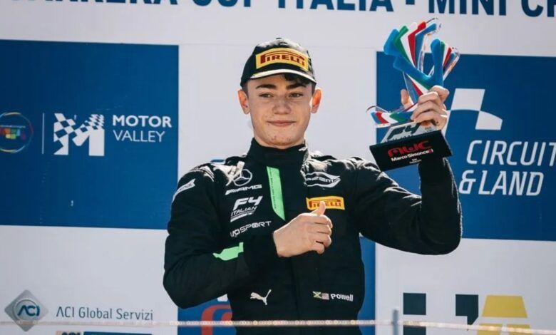 Alex Powell claims first European F4 victory in Italy - IRIE FM