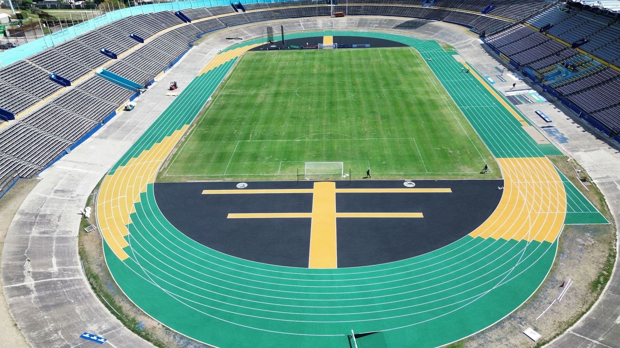 Newly resurfaced National Stadium track drops one certification level ...