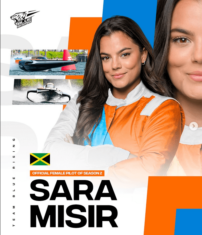 Sarah Misir unveiled as pilot for Virat Kohli-owned Team Blue Rising in ...