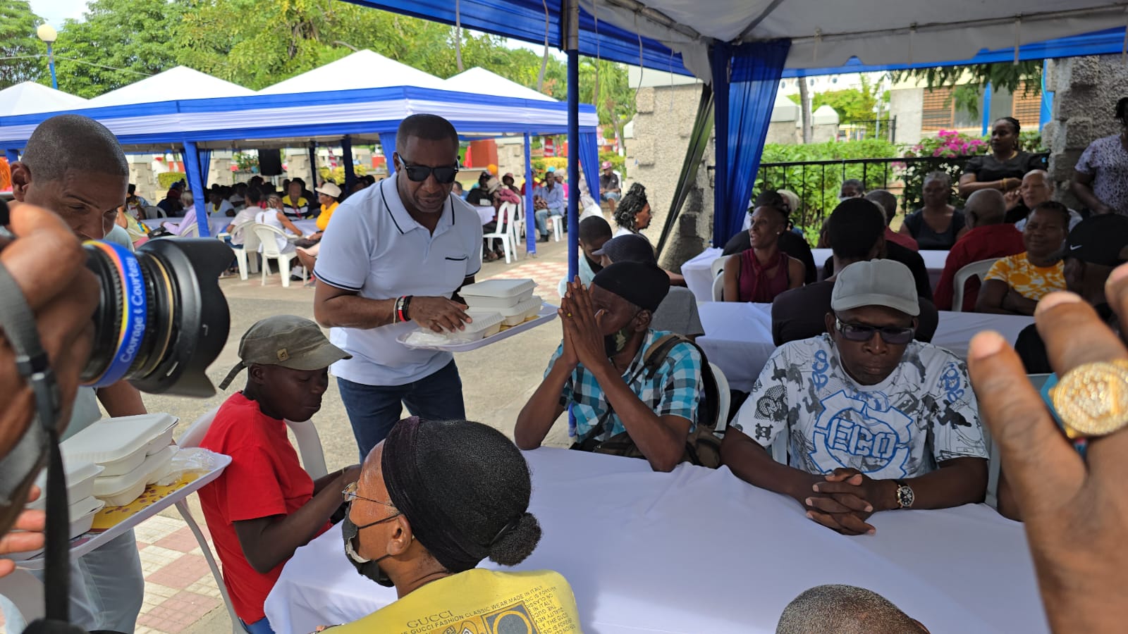 300 members of homeless population treated during annual feeding event by KSAMC - IRIE FM